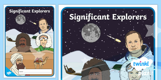 Great Explorers Book Cover (Teacher-Made) - Twinkl