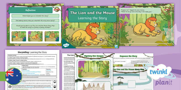 Foundation The Lion and the Mouse Storytelling Lesson 1