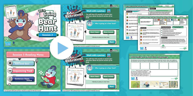 FREE! - We're Going on a Bear Hunt Whole-Class Guided Reading 2 [Y1}