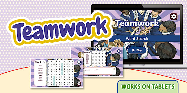 * NEW * Teamwork Interactive Word Search