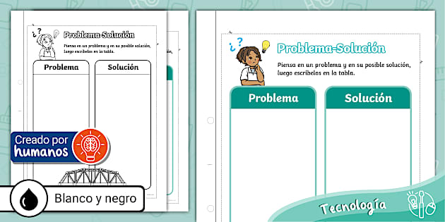 Organizador Gráfico | Problema | Solución | tecnología | 5º