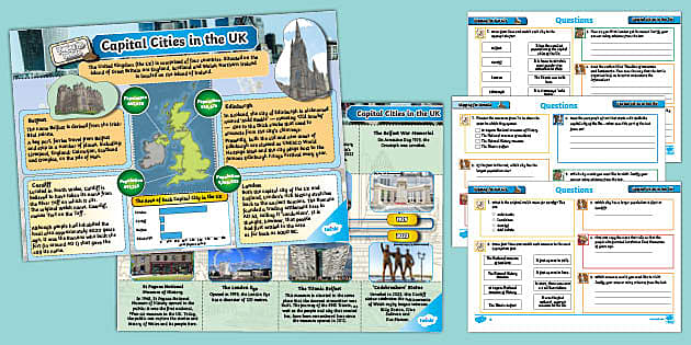UKS2 Digging for Details: Capital Cities in the UK Infographic ...