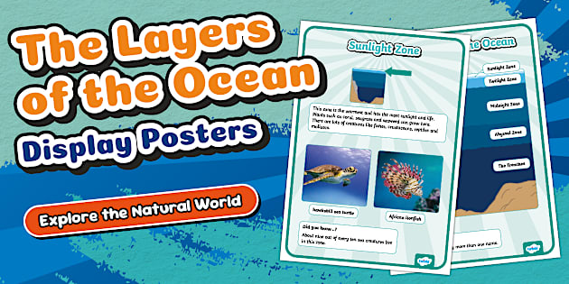 KS1 The Layers of the Ocean Display Posters