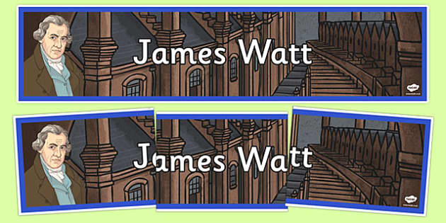 Scottish Significant Individuals James Watt Display Banner
