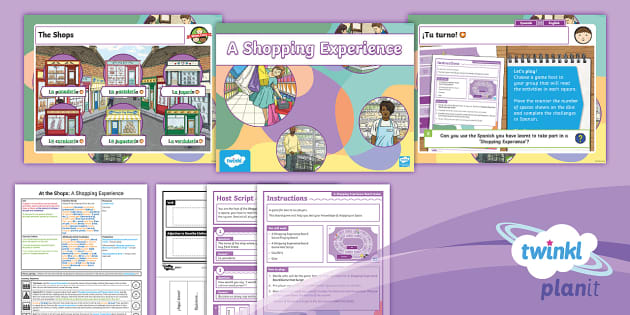 👉 PlanIt Year 6 Spanish Lesson: A Shopping Experience