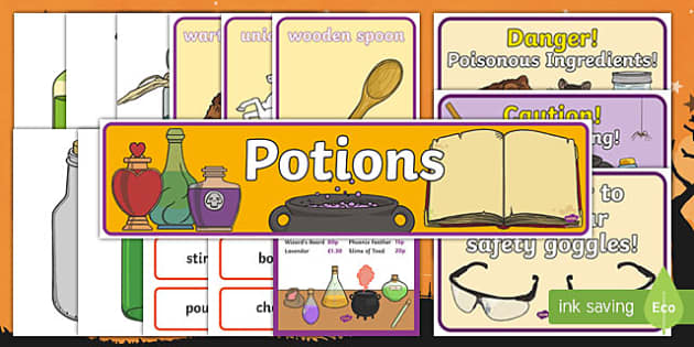 Witch and Wizard Potion Workshop Role Play Pack
