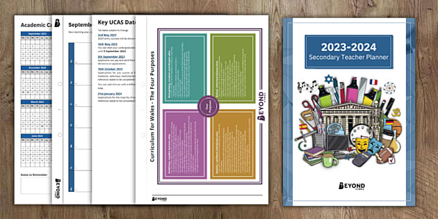 CfW Secondary Teacher PS5 Academic Planner 2023-2024