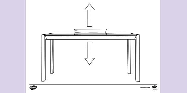 FREE! - Balance book on table arrows | Colouring Sheets