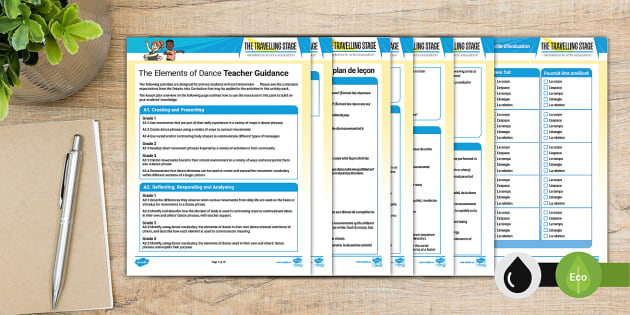 FREE Teaching the Elements of Dance Lesson Pack French