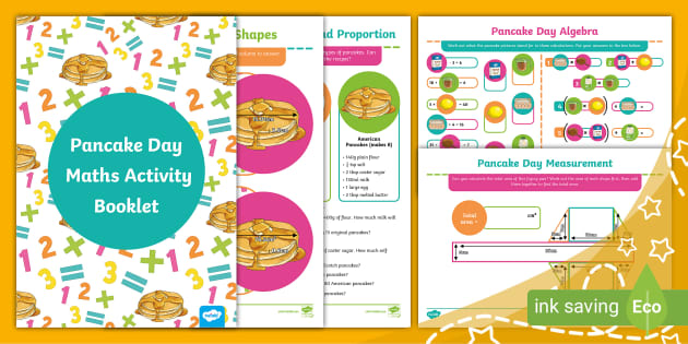 Pancake Day Maths Activity Booklet (Ages 9 - 11) - Twinkl