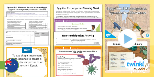Y4 Gymnastics: Ancient Egypt Lesson 6: Egyptian Extravaganza