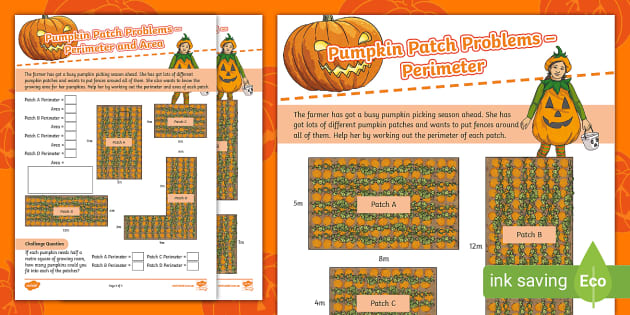 Pumpkin Patch Problems (profesor hizo) - Twinkl