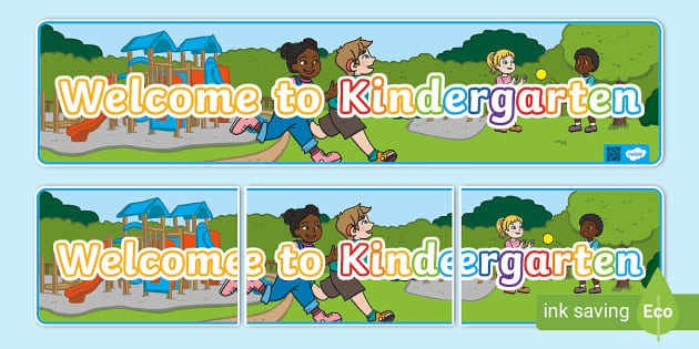 Singapore Welcome To Kindergarten Banner Teacher Made