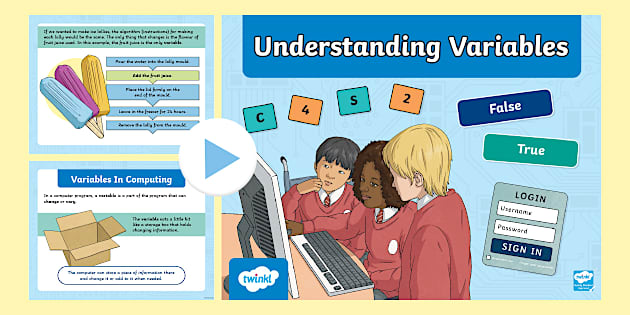 Understanding Computer Variables PowerPoint - KS2 - Twinkl Understanding Computer Variables PowerPoint - KS2 - Twinkl