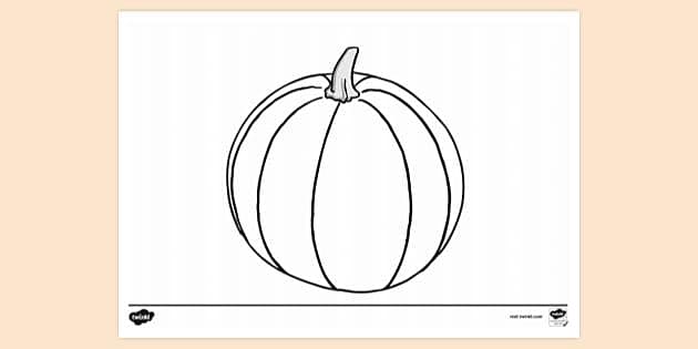 Free Halloween Pumpkin Colouring Page | Colouring Sheets