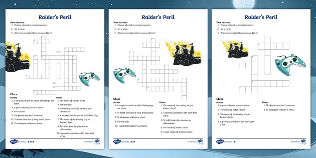 KS2 Fantasy Gaming Adventure Story 'Raider's Peril' Differentiated ...