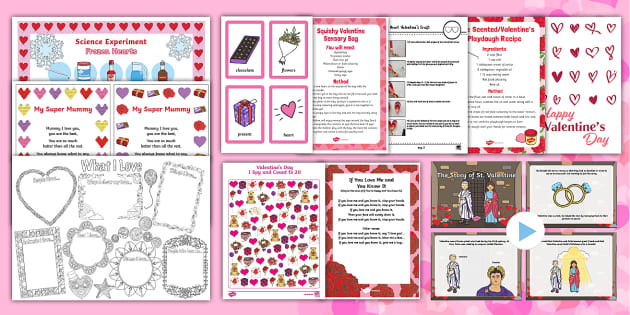 Childminder Valentine Activity Pack (teacher made)