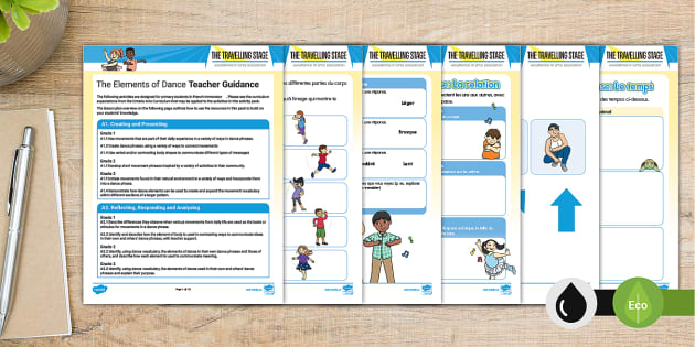 FREE The Elements of Dance Primary Mini-Pack French - Twinkl