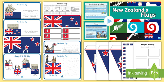 New Zealand Flag Resource Pack (teacher made) - Twinkl