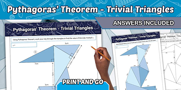 Pythagoras' Theorem - Trivial Triangles