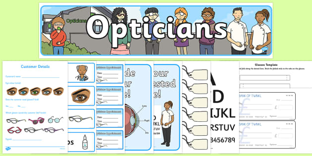 Opticians Role Play Pack (teacher made)