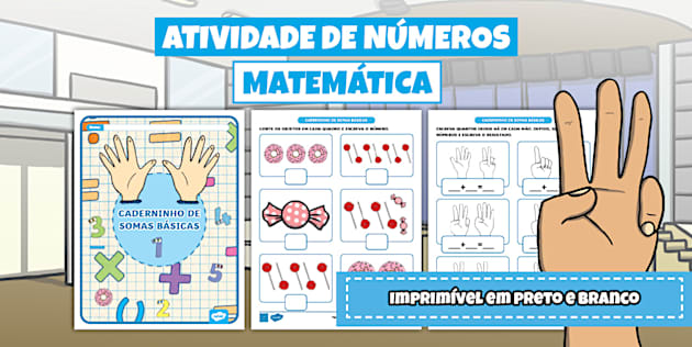 Somas básicas - Caderno de atividades para educação infantil