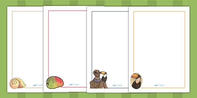 FREE! - Kingdom of Benin: Bini Creation Story Page Borders