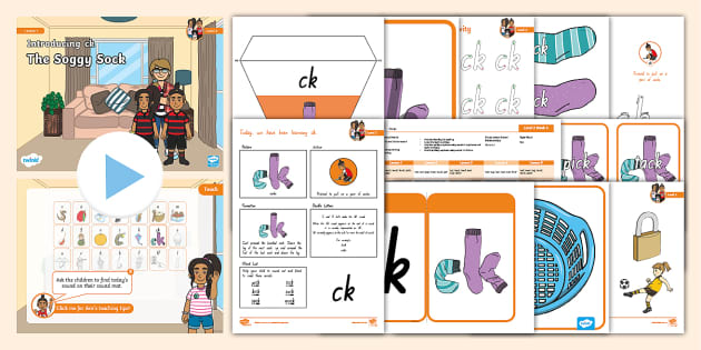 'ck' saying /k/ Level 2 Week 4 Lesson 1 - Twinkl