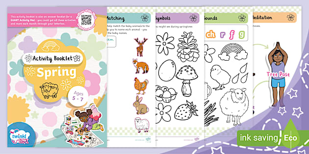 Spring Activity Booklets - Twinkl