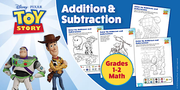 Toy Story: Christmas Add and Subtract Within 20 sheets