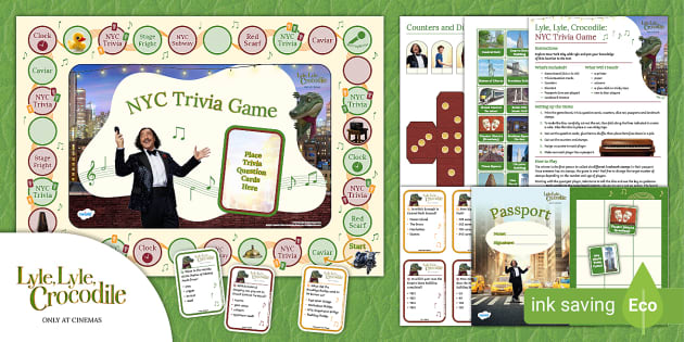 FREE! - Lyle, Lyle, Crocodile: NYC Trivia Game Landmarks