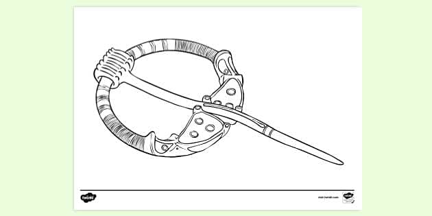 Tara Brooch Colouring Sheets | Colouring Pages - Twinkl