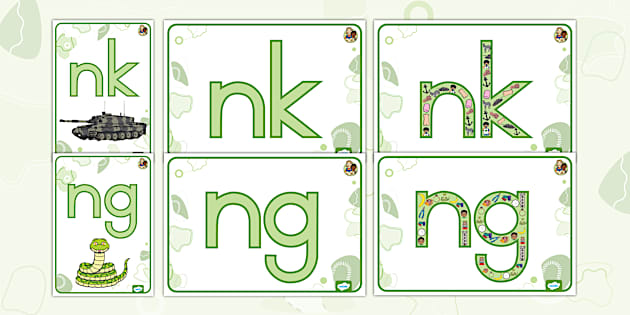 Graad 3 Klanke: Plakkate -ng, nk - Twinkl