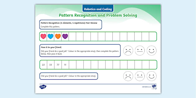 Robotics And Coding Pattern Recognition Peer Review