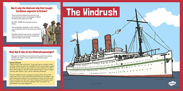 The Windrush PowerPoint - Windrush, Black History, PowerPoint