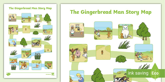 Gingerbread Man Retelling Story Mat (teacher made)