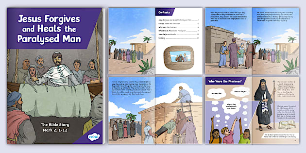 The Bible Story of Jesus Heals The Paralysed Man eBook