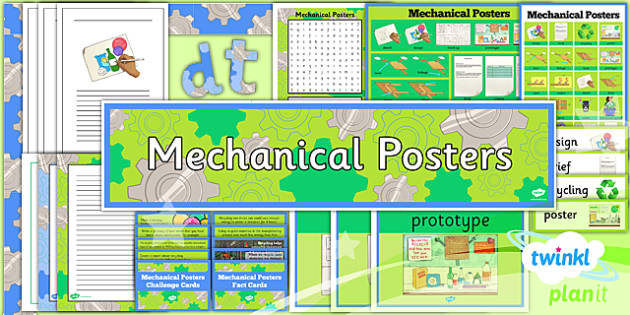 D&T: Mechanical Posters LKS2 Additional Resources