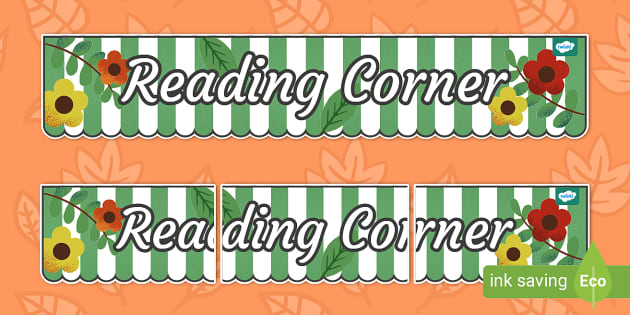 Autumn Market-Themed Reading Corner Display Banner - Twinkl