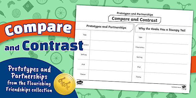 Prototypes and Partnerships Compare and Contrast Worksheet