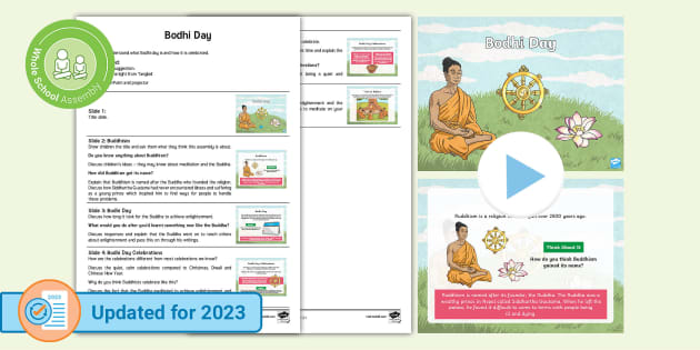 Bodhi Day Assembly Pack (teacher made) - Twinkl