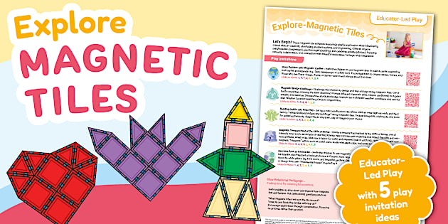 Explore- Magnetic Tiles Educator-Led Play