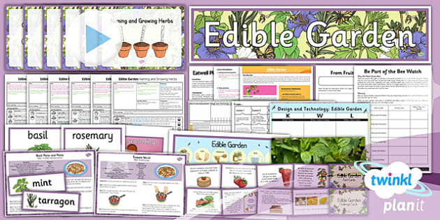Edible Garden LKS2 Unit Pack - PlanIt (teacher made)