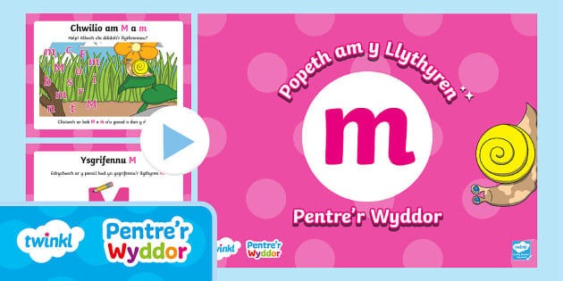 Pentre'r Wyddor: Popeth am y Llythyren m (Teacher-Made)
