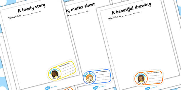 School Role Play Student Work (teacher made) - Twinkl