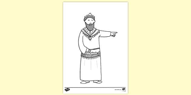 King Angry Colouring | Colouring Sheets (teacher made)