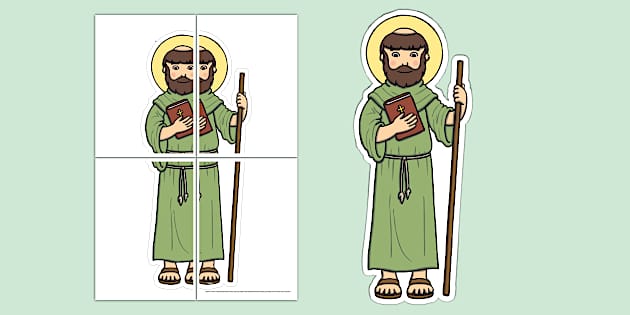 Saint David Large Cut-Out - Twinkl Events (teacher made)