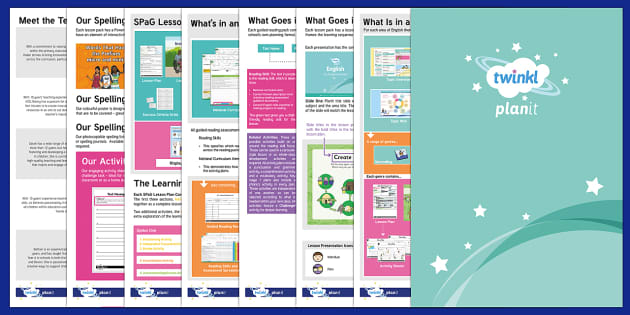 PlanIt English Product Guide (teacher made) - Twinkl