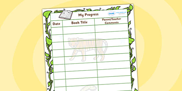 FREE! - Jungle Themed Teacher Parent Comments Sheet - Twinkl