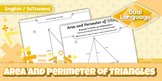 Grade 7 Maths-Term 3-area-and-perimeter-of-triangles-activity-sheet